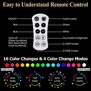 Floating Pool Lights,Rechargeable LED Color Changing Pool Lights That Float,3 Inch LED Pool Light with Remote & Hook for Swimming Pool Pond Spa Bath Garden,Hot Tub Accessories,Pool Party Decorations