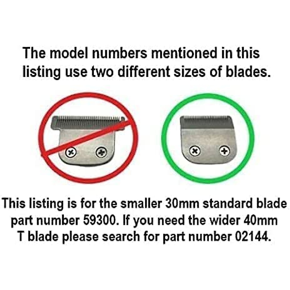 Replacement Detachable Standard Blade Stainless Steel Cutter Head for Wahl All in One Lithium Ion Trimmer 59300 with Bonus Extra 6 Setting Position Adjustable Guide Comb Guard