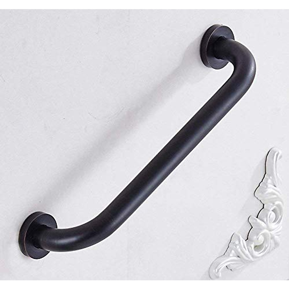 ELLO&ALLO Oil Rubbed Bronze Bathroom Shower Grab Bar, Home Care Bath Handrail (12 Inch)