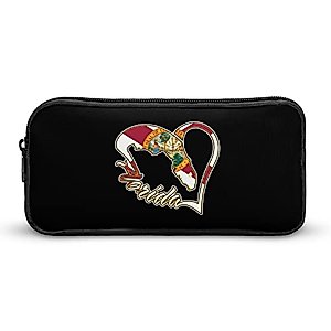 Love Florida - Flag of Florida Pencil Case Pencil Pouch Coin Pouch Cosmetic Bag Office Stationery Organizer