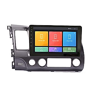 Android 10 Autoradio Car Navigation Stereo Multimedia Player GPS Radio 2.5D Touch Screen forHonda Civic 2004-2011 Quad Core 1GB Ram 16GB ROM