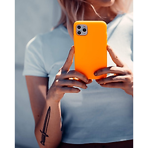 FELONY CASE - iPhone 13 Pro Max Case, Stylish Neon Orange iPhone Case - 360° Shockproof Protective Case Designed for iPhone 13 Pro Max - Compatible with MagSafe