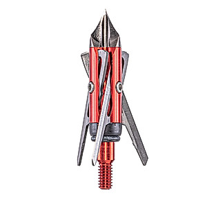 Rage 3 Blade Chisel Tip SC Mechanical Broadhead, 100 Grain, 1.6" Cut - 3 Pack