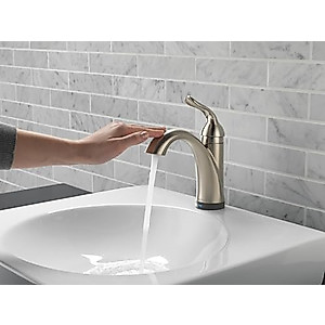 Delta Faucet Lahara Bronze Bathroom Faucet, Single Hole Bathroom Faucet, Single Handle, Diamond Seal Technology, Drain Assembly, Venetian Bronze 538T-RB-DST