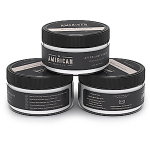 After Shave Balm for Smooth (Original Scent), Silky & Irritation Free Skin, Soothes and Moisturizes Face After Shaving, Treats Redness & Razor Burn, Post Shave Lotion by American Shaving Co - 4 Oz