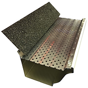 (200 feet) Shur Flo X Leaf Guard Gutter Protector for 5" K-Style Gutters. White Aluminum. 50 Panels x 4.00' Each.