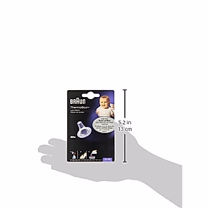 Braun ThermoScan Lens Filters for Ear Thermometer, 40 Count Disposable Thermometer Covers, Works with Braun ThermoScan Thermometers, LF40US01