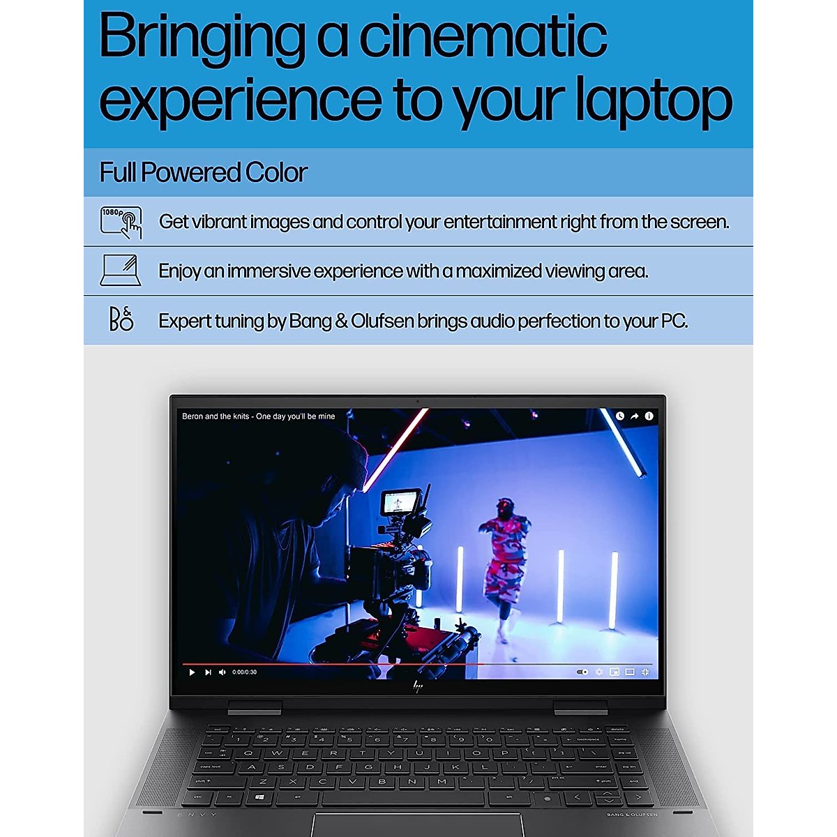 HP 2023 Newest Envy x360 Convertible 2-in-1 Laptop, 15.6" FHD Touchscreen Display, AMD Ryzen 7 5825U Processor, 16GB RAM, 1TB SSD, AMD Radeon Graphics, Fingerprint Reader, Windows 11 Home, Black