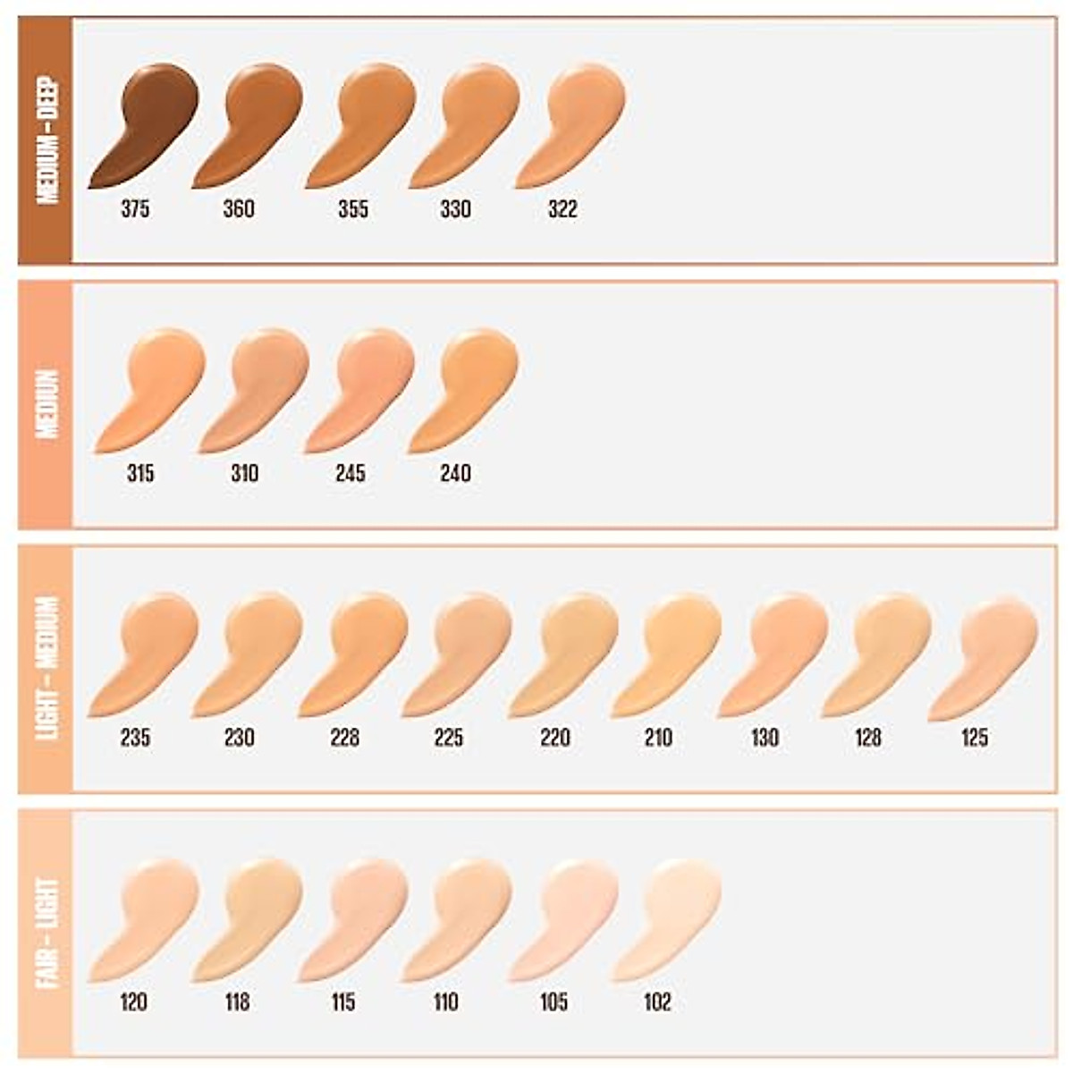 Maybelline Fit Me Dewy + Smooth Liquid Foundation Makeup, Classic Ivory, 1 Count (Packaging May Vary)