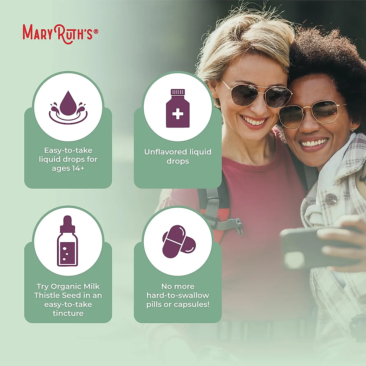 Mary Ruth's Organic Milk Thistle Seed Liquid Extract, 1 FZ