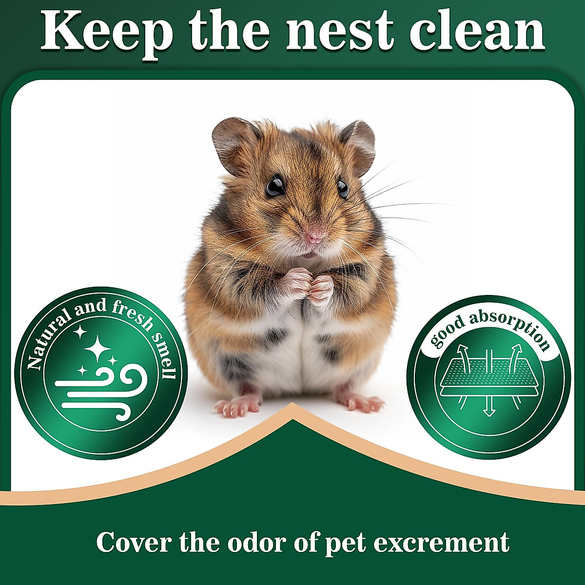 Sukh 14 OZ Aspen Hamster Bedding - Aspen Shavings Pet Supplies Bedding and Litter for Guinea Pig Rabbit Snake Enclosure Horse Bunny Hedgehog Chicken Coop Reptile Chinchilla Small Animal