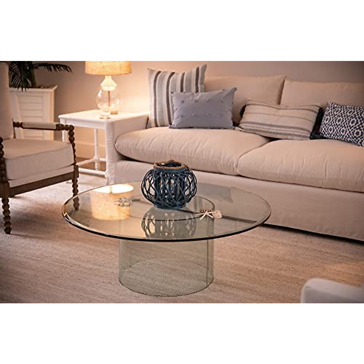 See Glass Dining Table - Base Only