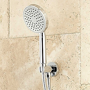 Signature Hardware 931419 Lattimore Shower System with Rainfall Shower Head and Hand Shower - Rough In Included