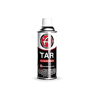 Adam's Tar 9oz - Heavy Duty, Concentrated Road Tar & Adhesive Remover | Remove Rubber Streaks, Badges, & Grime from Your Paint, Wheels, Rims, and Other Exterior Surfaces