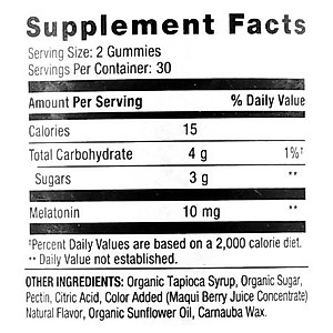 Spring Valley Adult Gummies Melatonin 10mg Pectic