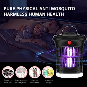 Bug Zapper Mosquito Zapper Outdoor,30W Mosquito Killer Outdoor IPX4 Waterproof, High Powered 4200V Electric Mosquito Zapper, with LED Light,Fly Trap for Home Garden Patio