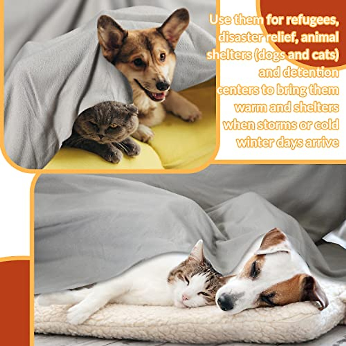 30 Pieces Soft Fleece Throw Blanket Grey Cozy Bulk Blanket 50 x 60 Inches Comfy Fleece Blanket for Home Office Wedding Gifts Outdoor Travel Use