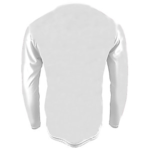 Epic Adult Cooling Performance Long Sleeve Crew T-Shirts (18- Colors Available) White 3XL