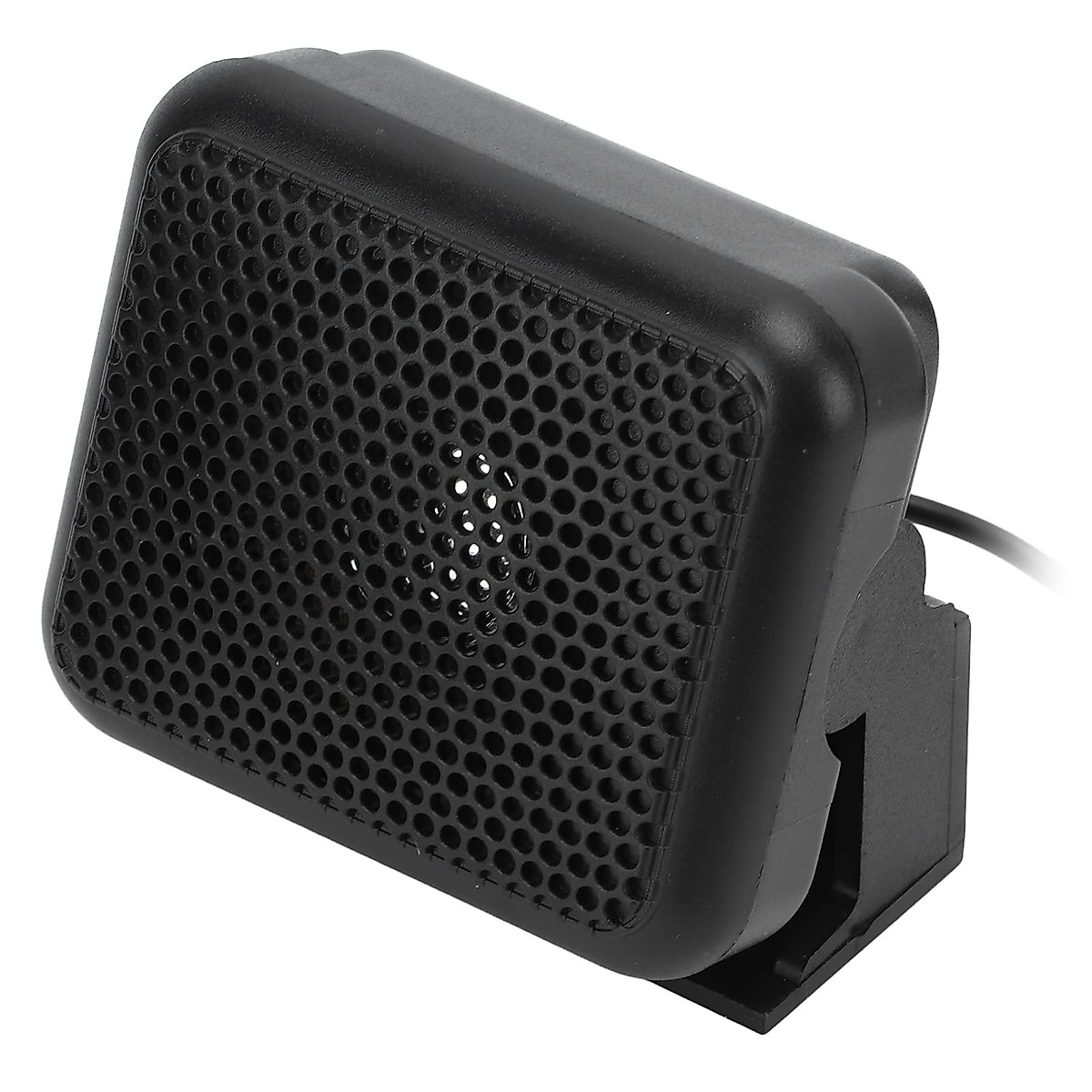 Radios External Speaker, 3W 8Ω Black ABS Two Way Universal CB External Speaker, for Audio Speakers with External Speakers, Car Radio, Small Speakers