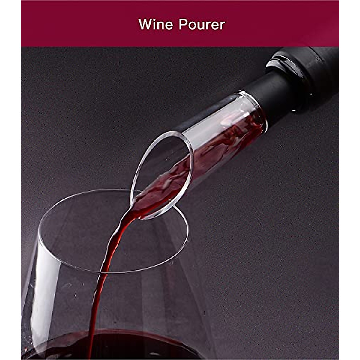 Wine Opener, Wine Bottle Opener, Wine Opener Set, Wine Gift, Waiter Opener, St Patrick's Day gift, Corkscrew Set, Aerator, Vacuum Stopper, Wine Pourer, Foil Cutter