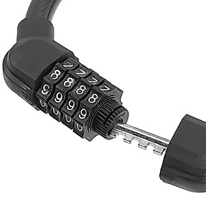 Wear-Resistant Motorcycle Lock Cycling Accessories 2Pcs Wear-Resistant s Convenient Motorcycle Locks Professional Cable Locks Cycle Accessory Bike Cable Lock Cable Bike s