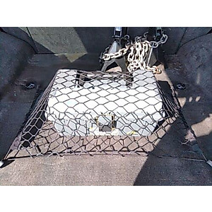 EACCESSORIES EA Rear Trunk Organizer Cargo Net for Mercury Mountaineer 1997-2001– Floor Style Cargo Net for SUV - Premium Mesh Elastic Car Trunk Organizer – Compatible with Mercury Mountaineer