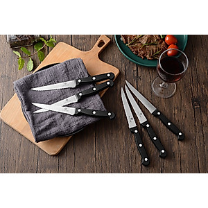 Little Chef Steak Knives Steak Knife Set - Premium Stainless Steel Steak Knives set of 6