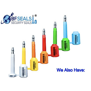 Equipment Cargo Security Shipping Containers Lock Door, Bar/Barrier, 3 pcs., Heavy Duty, with Numbered Barcode - for Semi Trailers, Trucks, Containers, Storage - Free & Quick Shipping - BFSEALS