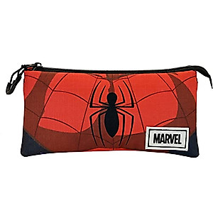 Spiderman Suit-ECO Triple Pencil Case, Red, Red, Red, Red, Modern