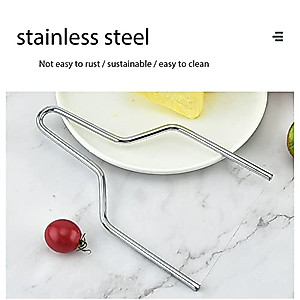 2 Pcs Cheese Slicer, Cheese Cutter Stainless Steel Cheese Slicers with Wire Easy And Fast Cutting Block Cheese Butter