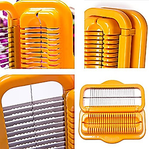 Slicer Hot Dog Cutter, Sausage slicer Stainless steel wire multi-purpose slicer Ham and banana slicer manual cutting machine