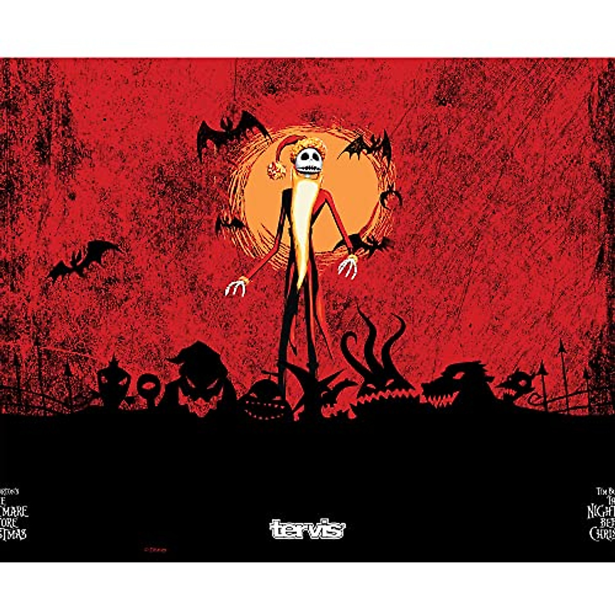 Tervis Nightmare Before Christmas Water, 40oz Wide Mouth Bottle, Stainless Steel