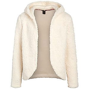 Instagirl Girls' Leggings Set - 3 Piece Sherpa Fleece Cardigan Hoodie Jacket, T-Shirt, and Leggings (Size: 7-12), Size 7/8, Berry Heart