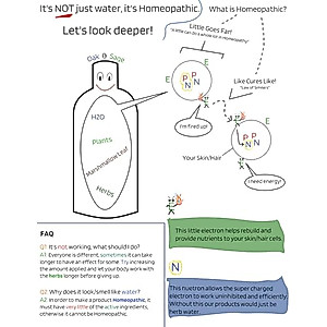 Oak & Sage Homeopathic Face Wash - Unscented - 8oz, 100% Herbs, No Alcohol, No Chemicals - For All Skin Types