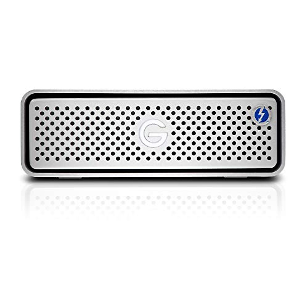 G-Technology 10TB G-DRIVE with Thunderbolt 3 and USB-C Desktop External Hard Drive, Silver - 0G05378-1