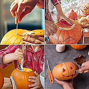 Halloween Pumpkin Carving Kit for Kids Adults13 PCS Professions Pumpkin Carving Tools Set Stainless Steel Heavy Duty Pumpkin Carving Knife Sculpting Tools for Jack-O-Lanter