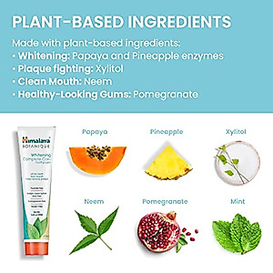 Himalaya Botanique Complete Care Whitening Toothpaste, Simply Mint, for a Clean Mouth, Whiter Teeth and Fresh Breath, 5.29 oz