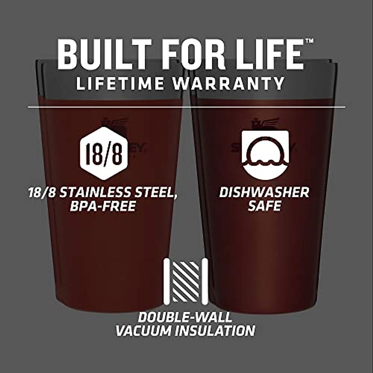 Stanley Adventure 16OZ Vacuum Pint Cinnamon Set 4PK