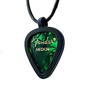 Pickbandz Necklace Silicone Guitar Pick Holder in Epic Black - Double Sided - Fits All - Fully Guaranteed - Rock What You Love With Pickbandz