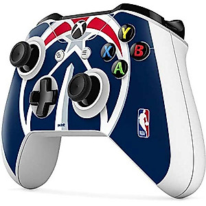 Skinit Decal Gaming Skin Compatible with Xbox One S Controller - Officially Licensed NBA Washington Wizards Large Logo Design