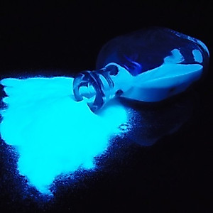 Glow in the Dark Powder, Natural Blue for Resin, Epoxy, Acrylics, Paint, Slime, Sealers - 50 Grams