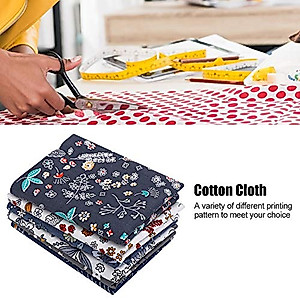 Craft Cotton Fabric Bundle, Cotton Cloth Assorted Craft Fabric Bundle Assorted Print Pattern Cloths Sheets for Sewing for Women