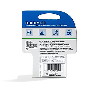 Fujifilm Fujicolor 400 Color Negative Film, 35mm, 36 Exposures (Single Roll)
