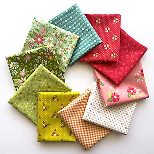 Strawberry Lemonade Fat Eighth Bundle (10 Pieces) by Sherri and Chelsi for Moda (SC.STRAWLEM.10FE)