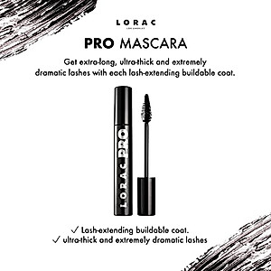 LORAC PRO Mascara Thickening & Lengthening Black
