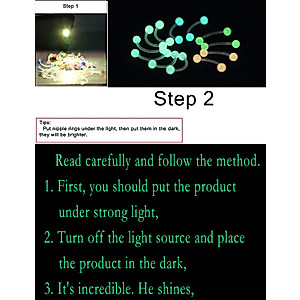 Prjndjw 14G Flexible Plastic Acrylic Piercing Jewelry, 48Pcs Curved Barbell Body Piercing for Women Men, Glow in The Dark Tongue Nipple Rings Retainer, 16mm, Hypoallergenic