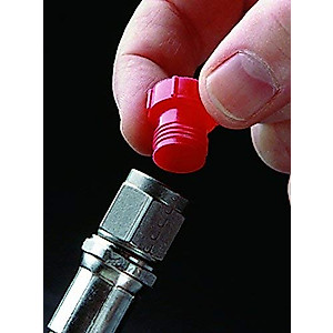 Caplugs WW-250 WW Series – Plastic Tapered Cap & Plug with Wide Thick Flange, 100 Pack, Yellow LD-PE, Cap OD 2.333" x Plug ID 2.602" Threaded and Non-Threaded Protection, Masking (99191403)