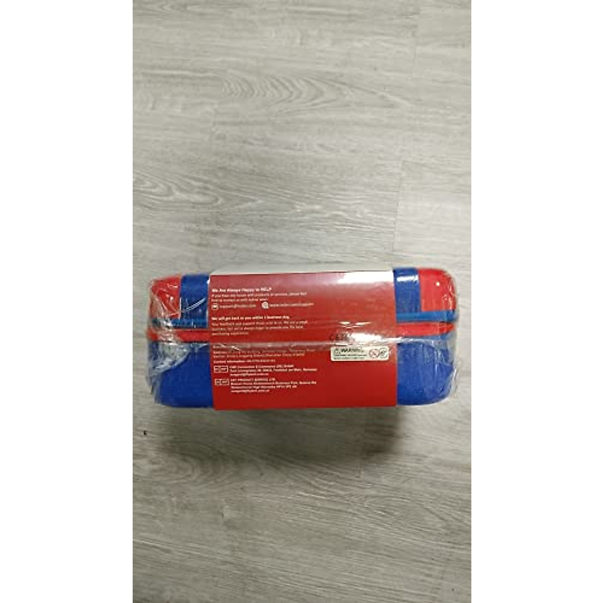 iVoler Carrying Storage Case for Nintendo Switch/Switch OLED Model,Portable Travel All Protective Hard Messenger Bag Soft Lining 18 Games for Switch Console Pro Controller & Accessories Red+Blue