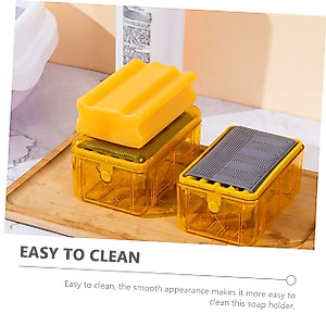 Zerodeko Box Soap Bar Box Soap Box with Rollers Soap Container Laundry Soap Containers para Guardar Containers for Clothes Soap Foaming Tools Soap Draining Box Pp