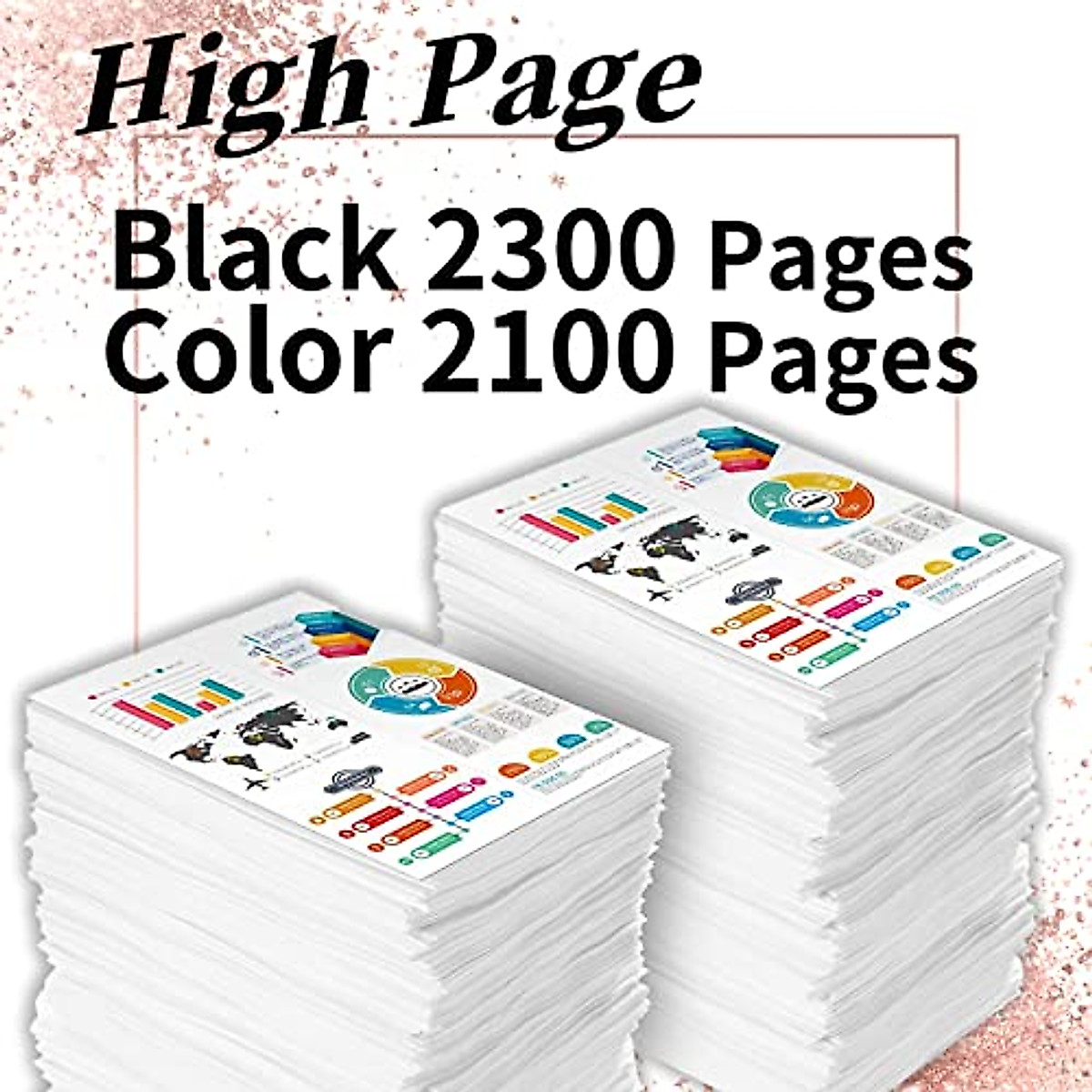 for Canon CRG069 Extra High Yield Toner Cartridge Replacement Pack Compatible for I-SENSYS LBP673Cdw MF750 Serie Printer 1 Yellow